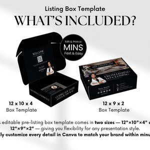 Pre-listing Box Template for Real Estate Agents Editable Canva Design ...
