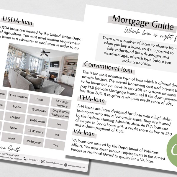 Mortgage Flyer - Etsy