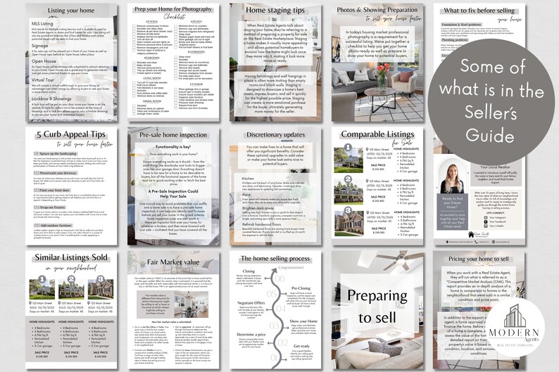 Seller Guide and Buyer Guide Bundle, Listing Presentation for Real ...