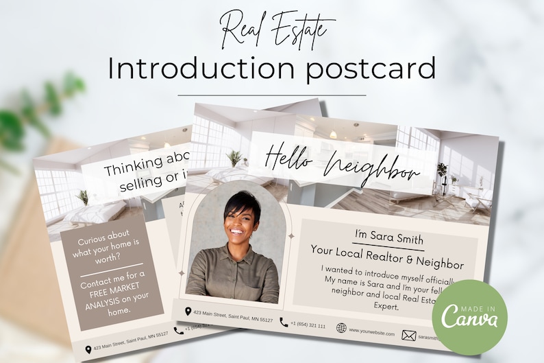 Real Estate Postcard, Real Estate Farming Postcard, Realtor Postcard ...