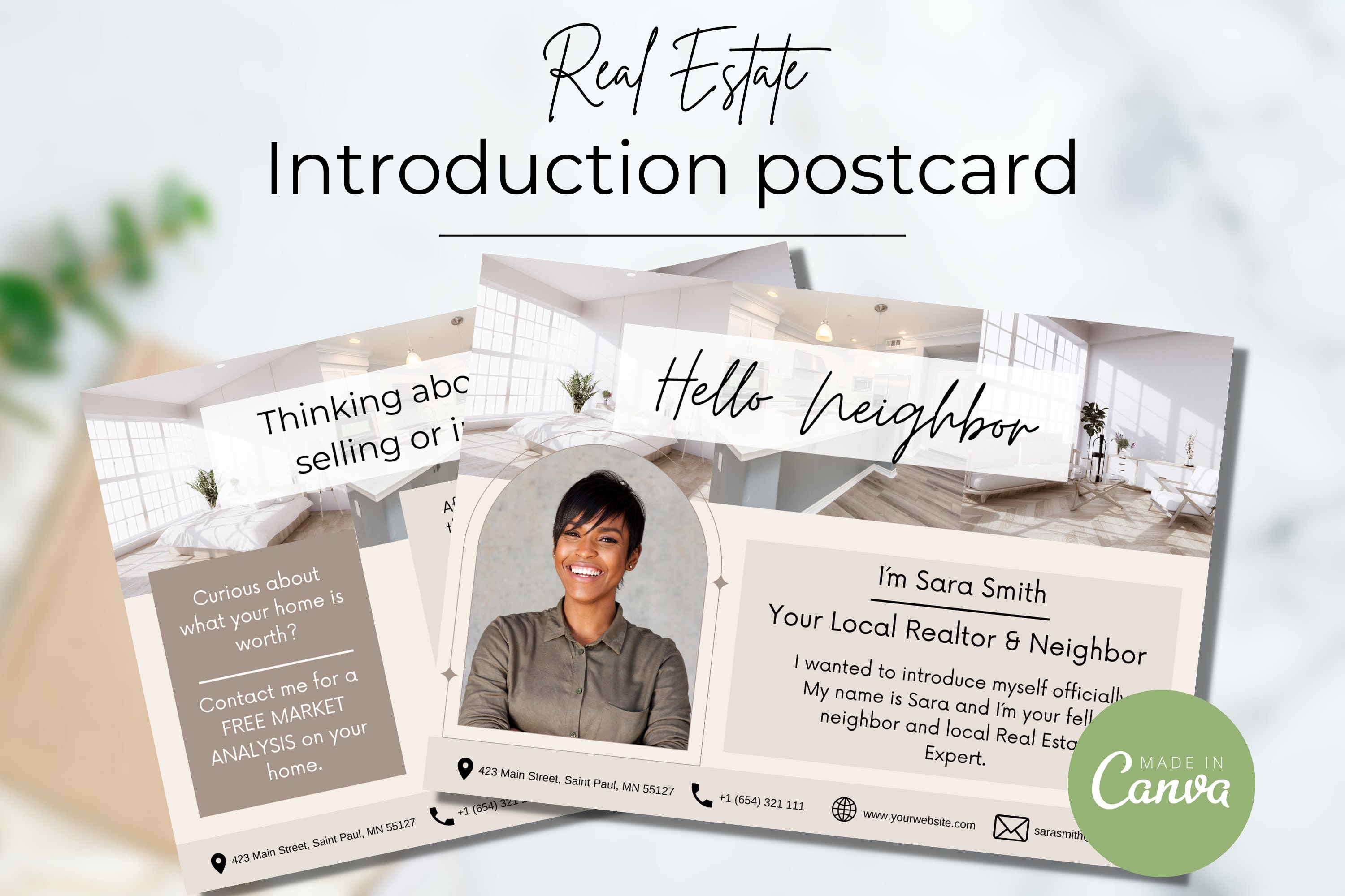 Real Estate Postcard, Real Estate Farming Postcard, Realtor Postcard ...