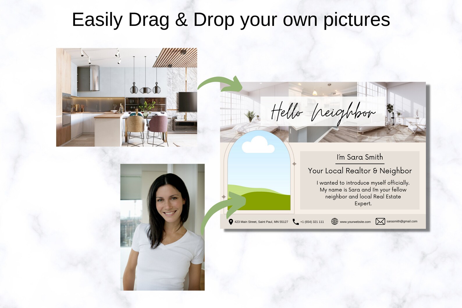 Real Estate Postcard, Real Estate Farming Postcard, Realtor Postcard ...