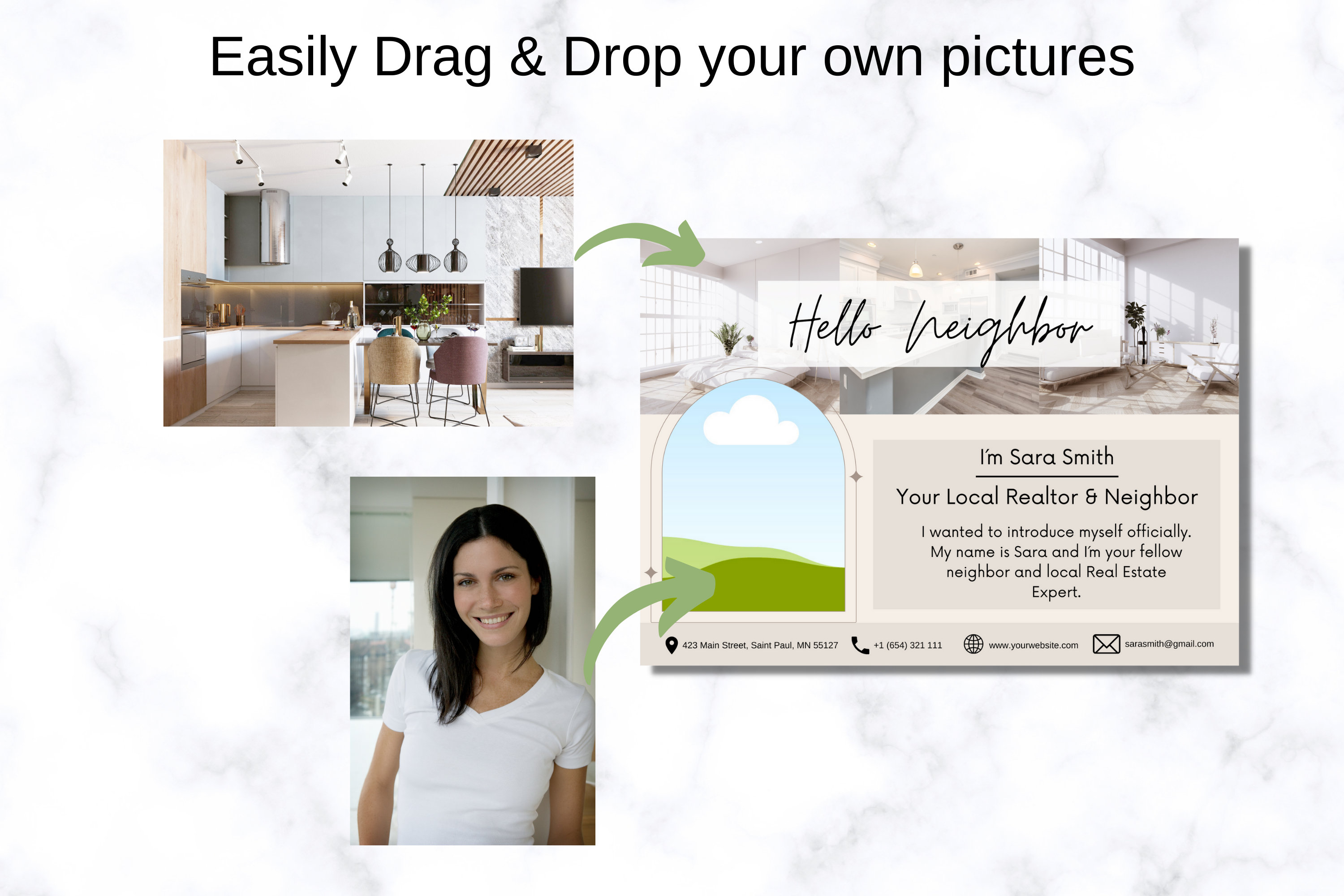 Real Estate Postcard, Real Estate Farming Postcard, Realtor Postcard ...