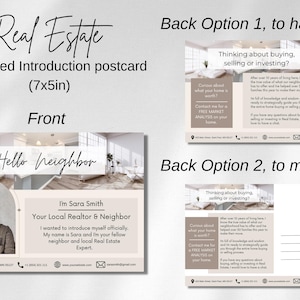 Real Estate Postcard, Real Estate Farming Postcard, Realtor Postcard ...