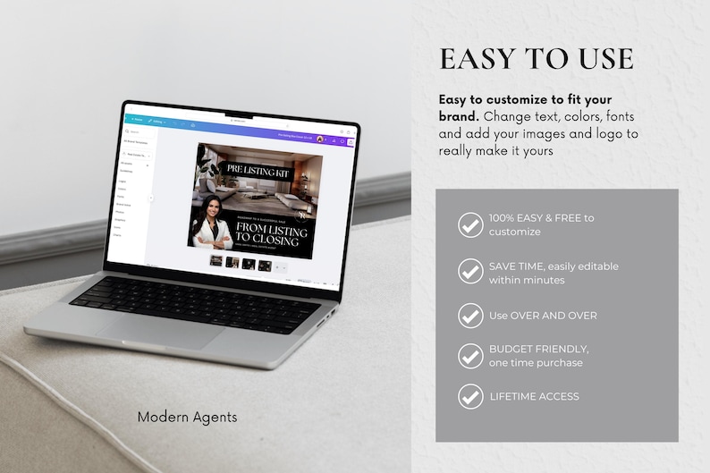 Pre-listing Box Template for Real Estate Agents Editable Canva Design ...