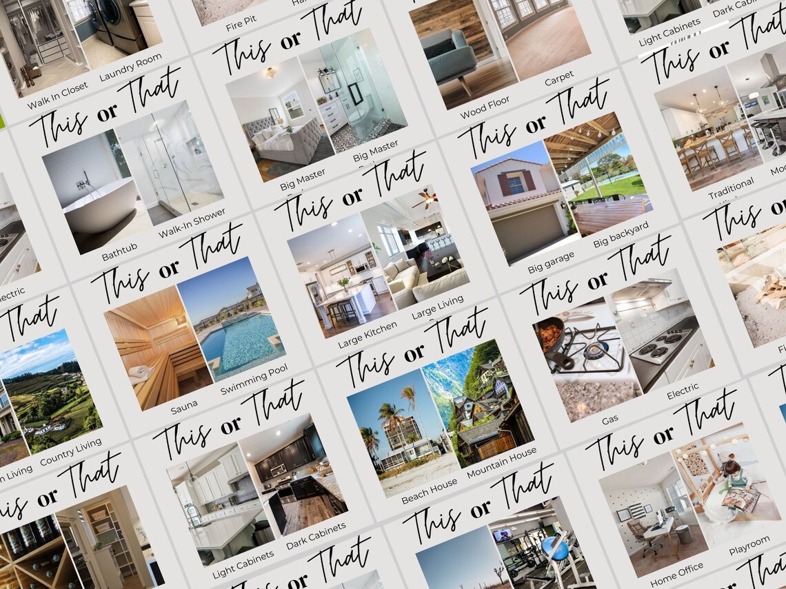 This or That Real Estate Instagram Post Templates, Woud You Rather ...