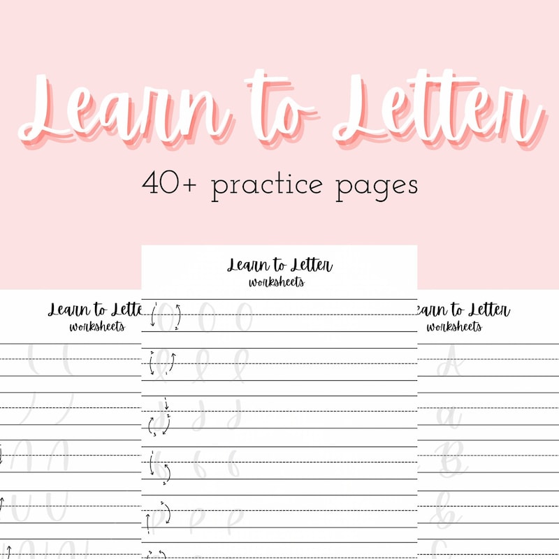 Learn Lettering - Etsy