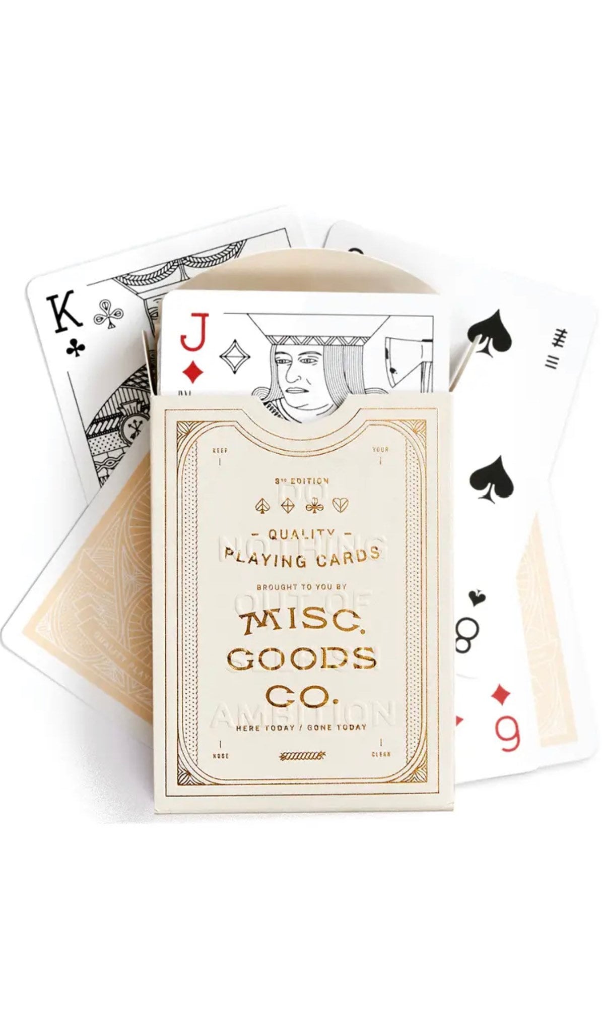 Misc Goods Co. Illustrated Playing Cards / Mountain Lake Supply - Etsy