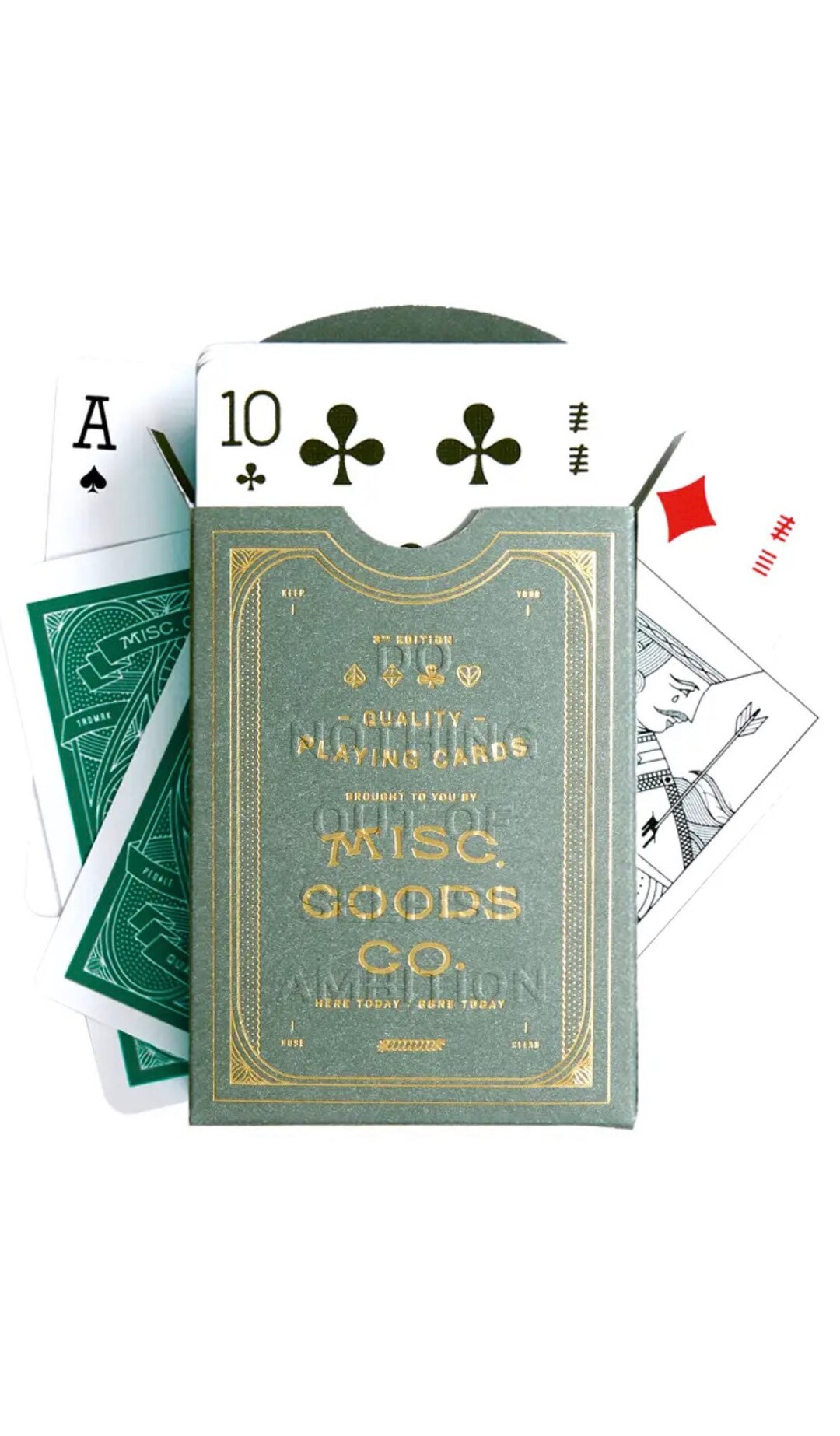 Misc Goods Co. Illustrated Playing Cards / Mountain Lake Supply - Etsy