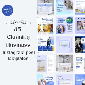 Cleaning Business Instagram Post Templates,professional Cleaning Social ...