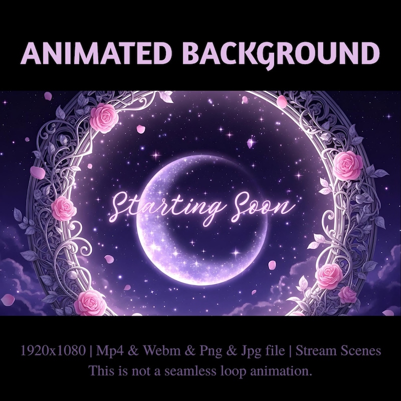 Sketch of Moonlit Garden - Etsy