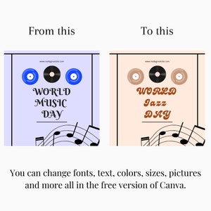 Musician Instagram Post Template,singer Social Media Posts,music ...