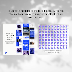 Musician Instagram Post Template,singer Social Media Posts,music ...