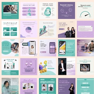 Finance Advisor Instagram Post Templates,financial Coach Templates ...