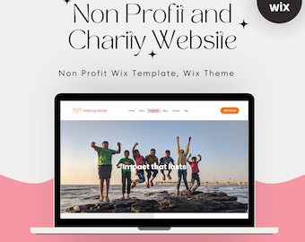 Children's Hope Non-profit Wix Website Template | Customizable NGO ...