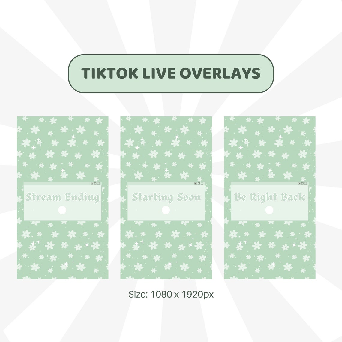 Animated Tiktok Live Overlays,cute Pastel Green Tiktok Stream,celestial ... Animated Tiktok Live Overlays,cute Pastel Green Tiktok Stream,celestial ...