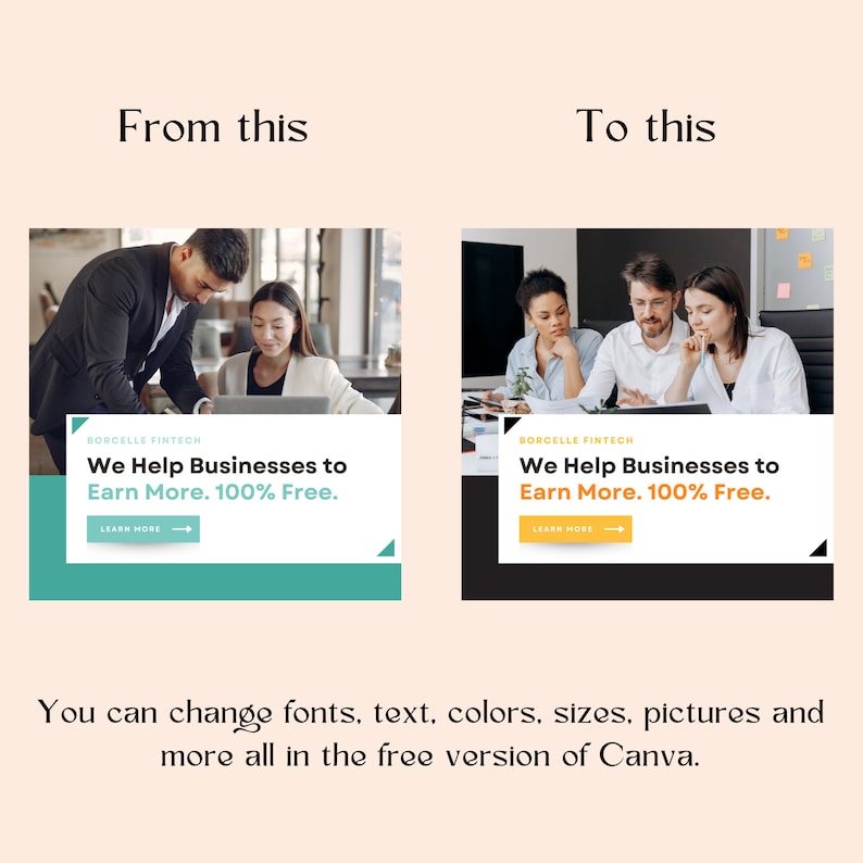 Finance Advisor Instagram Post Templatesfinancial Coach - Etsy