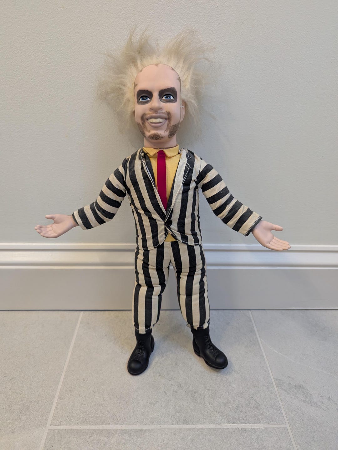 Beetlejuice Pull-string Talking Doll With Spinning Head - Used - 1989 ...