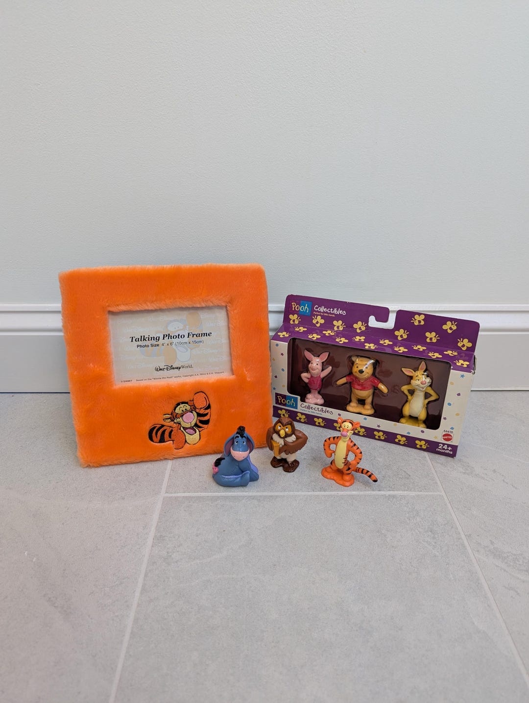 Winnie the Pooh Talking Tigger Photo Frame & Figurines - Etsy