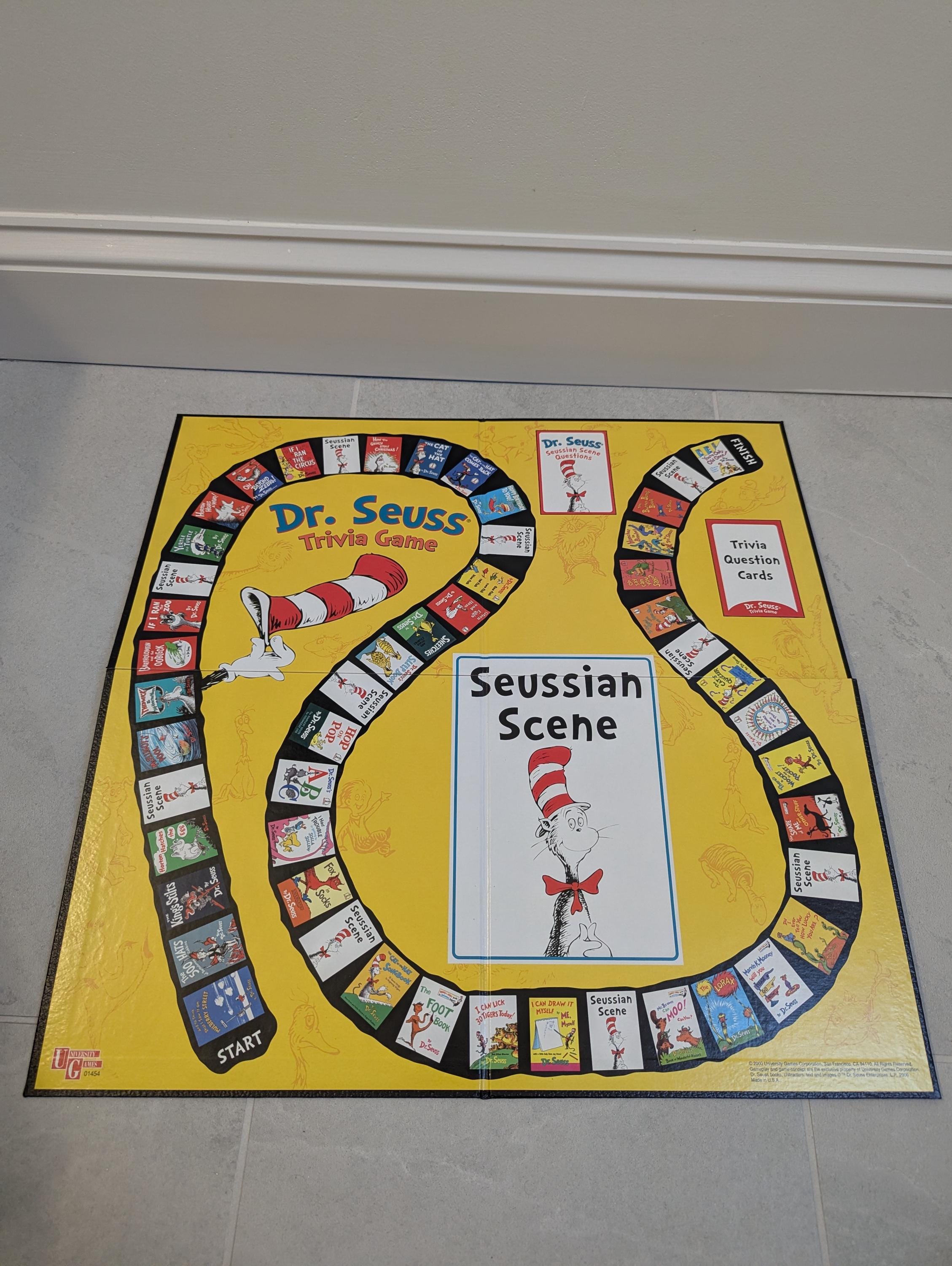 Dr Seuss Trivia Game Board Game in Tin Box - New/unused - Etsy