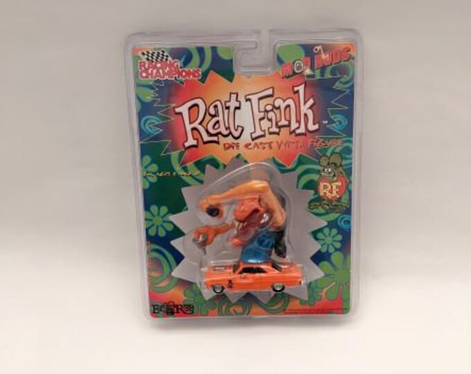 Rat Fink - Mod Rods Die Cast Car With Figure - 2000 by Racing Champions - Etsy