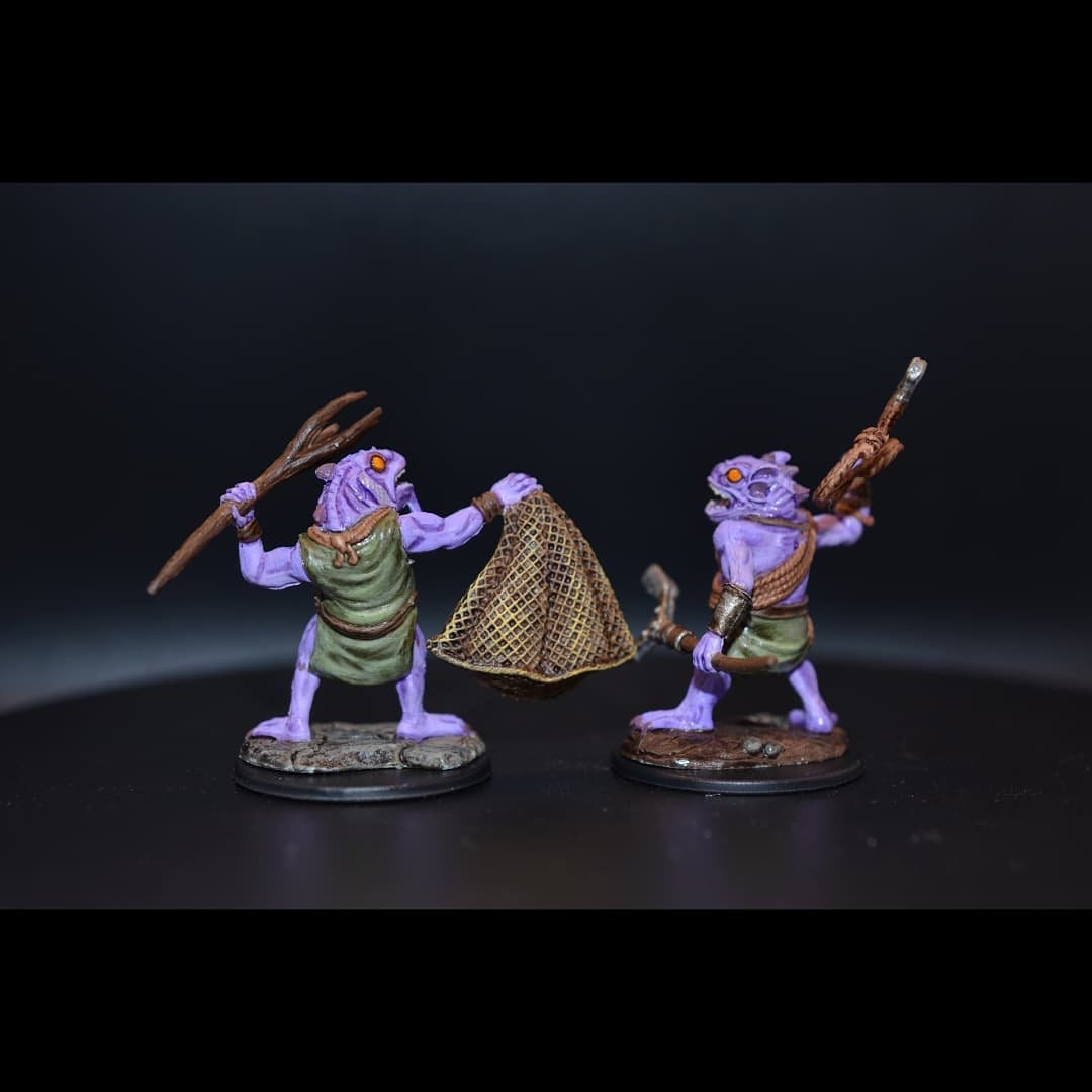 2 Kuo-toa, Dnd Monsters - Etsy