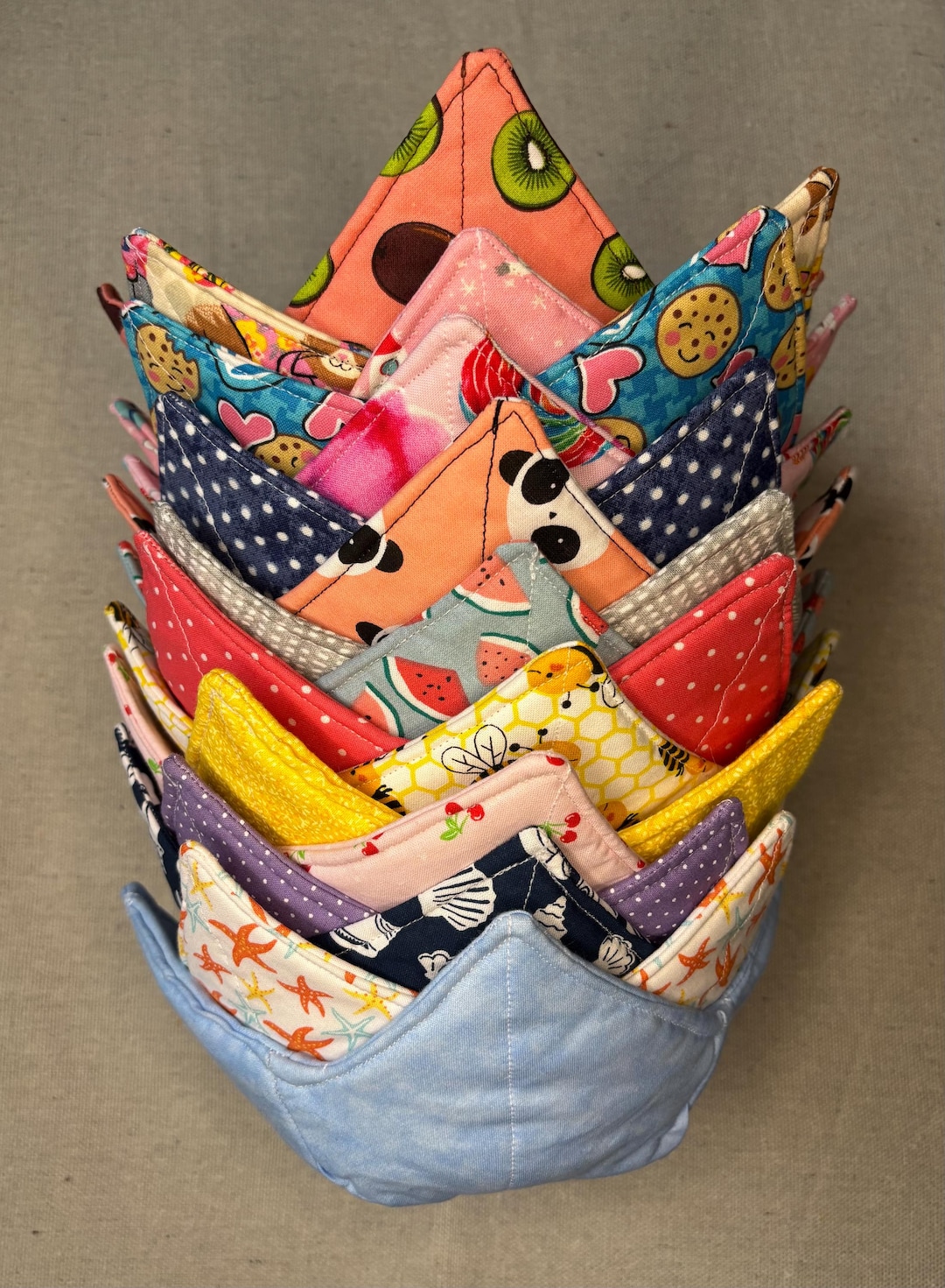 Handmade Bowl Cozies: Microwave Safe, 100% Cotton - Etsy