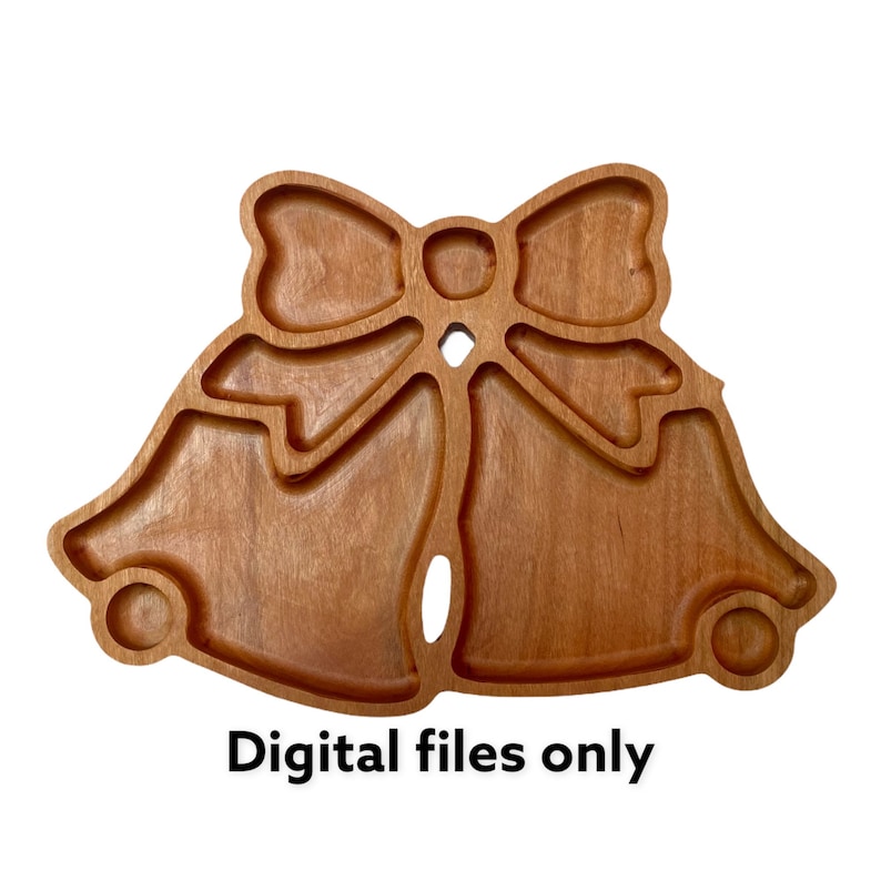 Silver Bells Tray File - Digital Files ONLY - Svg Dxf Ai Eps Pdf ...