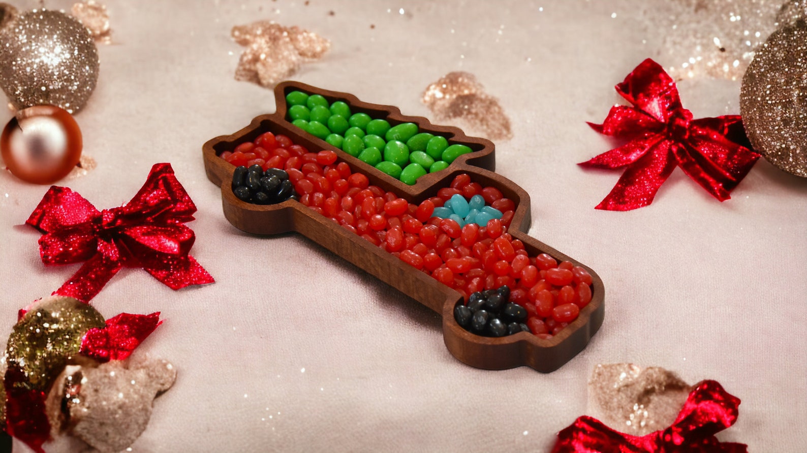 CNC Files for Christmas Candy Tray, Truck & Tree Design, Perfect for ...