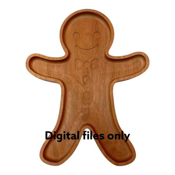 Gingerbread Man Tray - Etsy