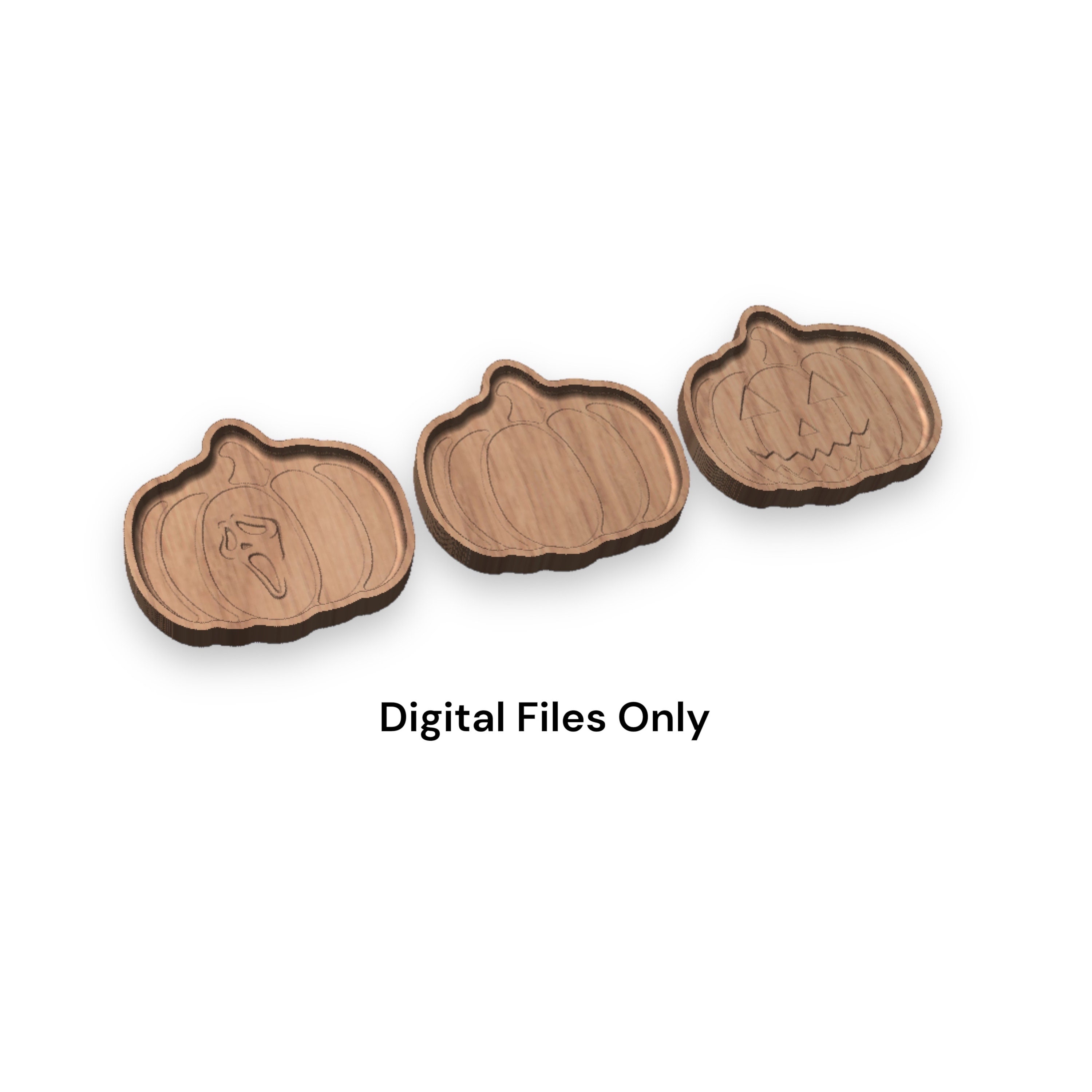 Pumpkin Shaped Tray Digital Files CNC Compatible Design - Etsy