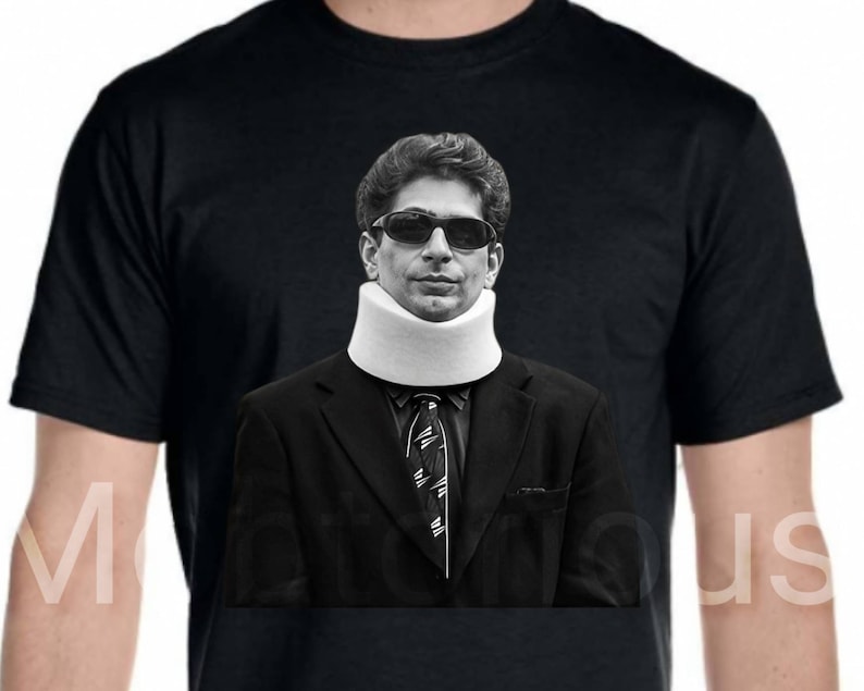 The Sopranos Shirt Christopher Moltisanti Neck Brace T-shirt - Etsy