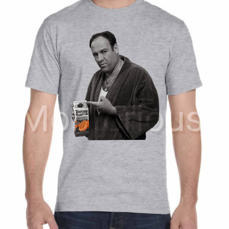 The Sopranos Shirt Tony Soprano Some Pulp T-Shirt (No Background ...