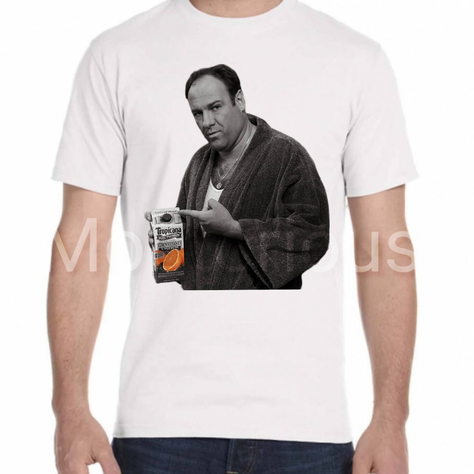 The Sopranos Shirt Tony Soprano Some Pulp T-Shirt (No Background ...