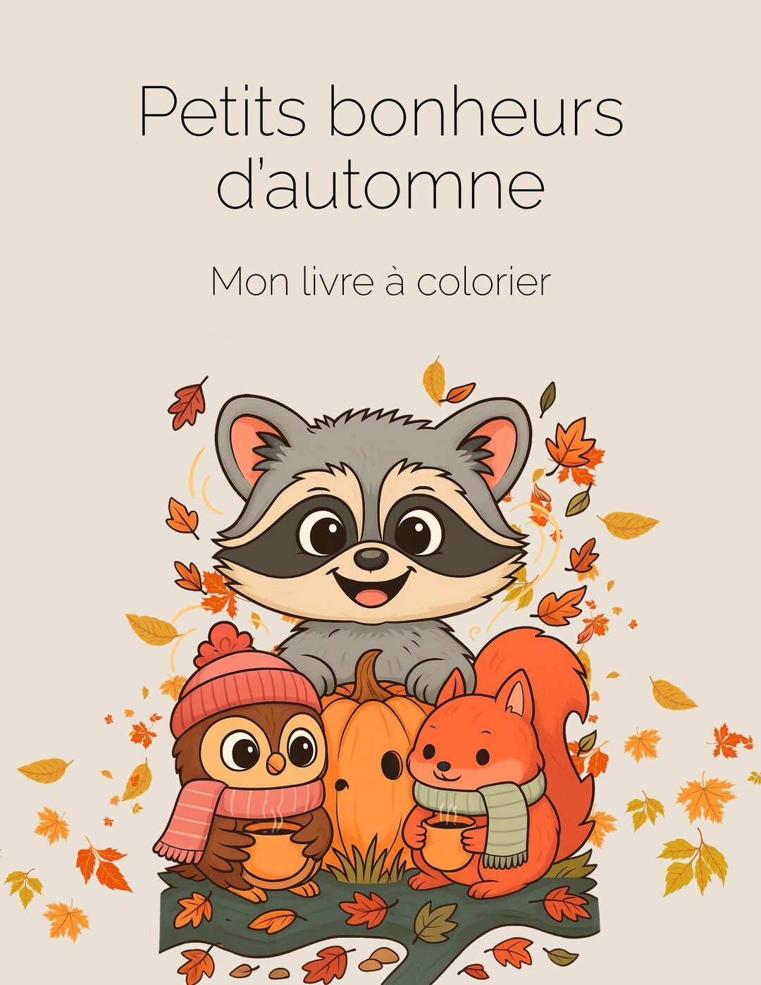 Lin & Lune – Little Autumn Joys: Coloring Book for Children - Etsy