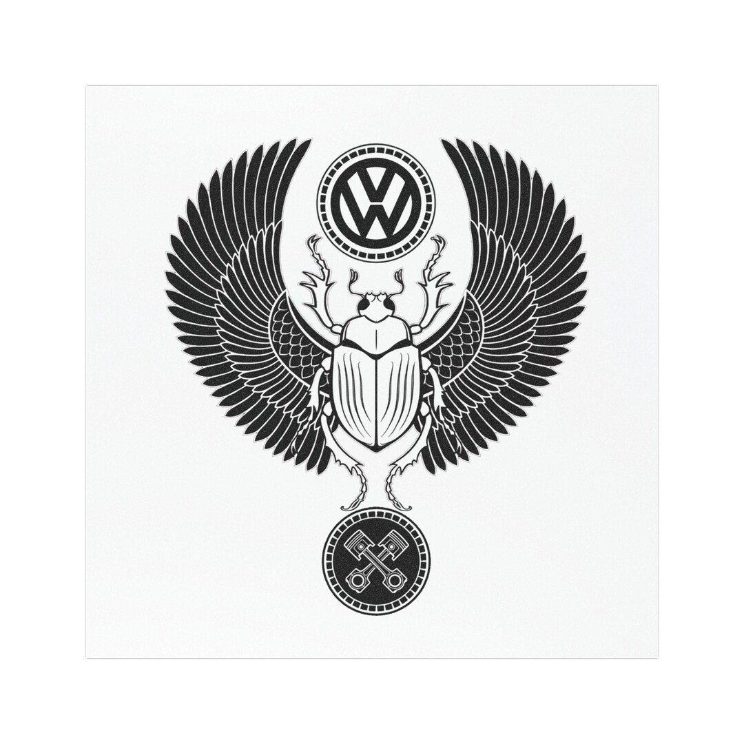Scarab Beetle Car Magnet | Volkswagen Beetle-inspired Design - Etsy