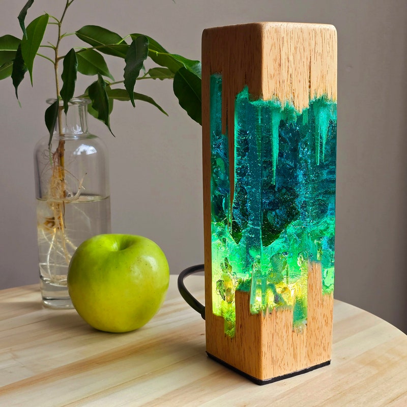 Resin Lamp - Etsy