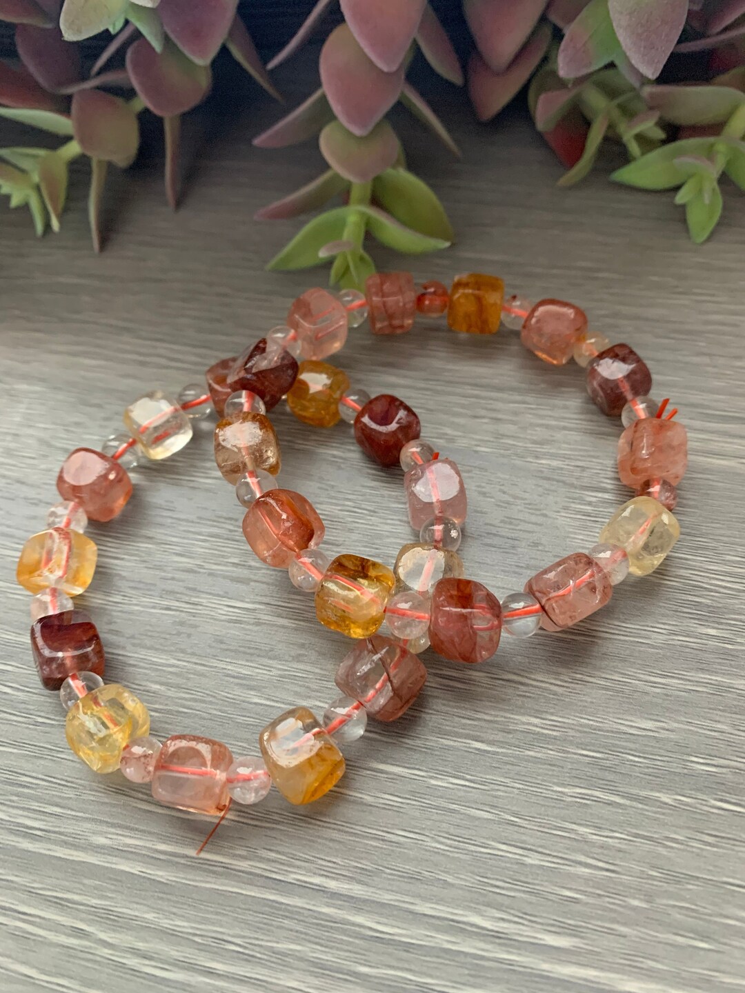 Fire Quartz Bracelets - Etsy