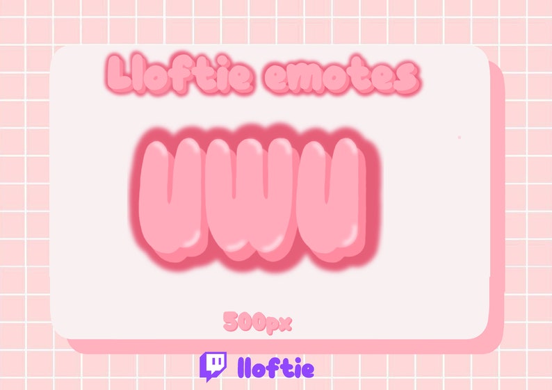 Cute Kawaii UWU Emote for Twitch/ Discord - Etsy