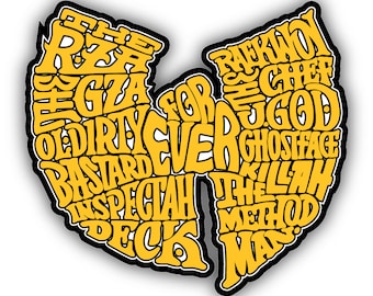 Wu Tang Clan Svg | Etsy