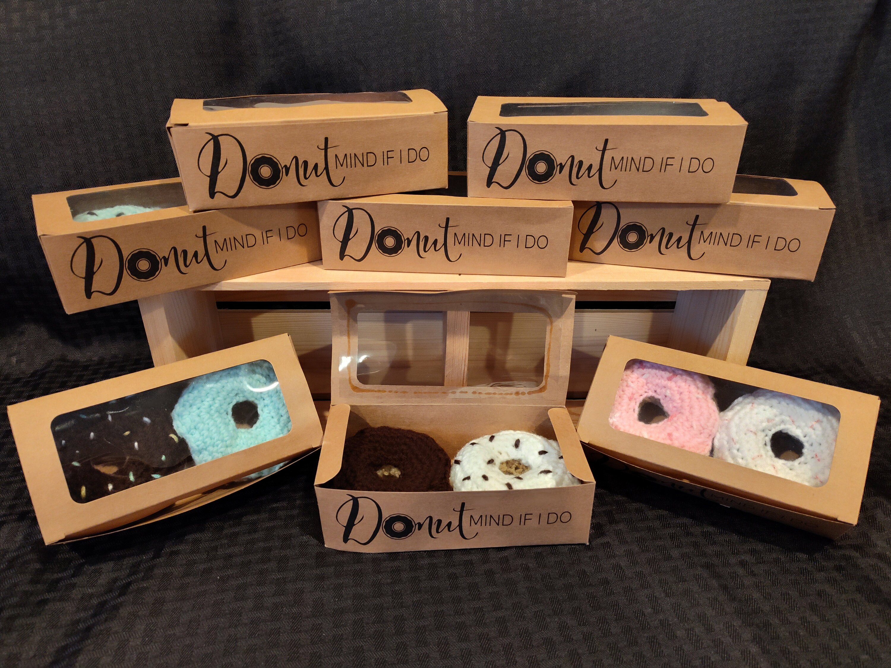 Plush Donut Crochet Box of 2 - Etsy