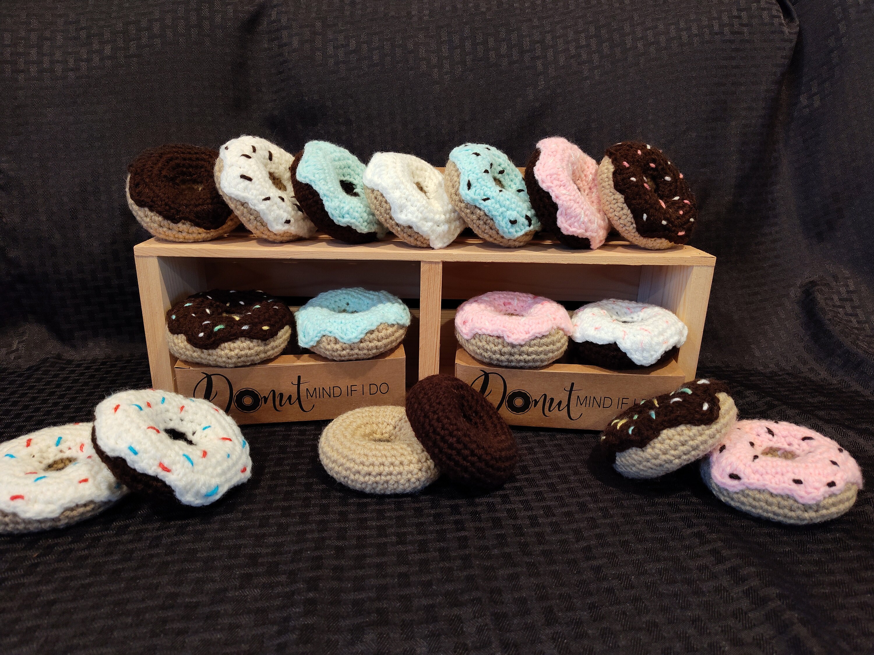 Plush Donut Crochet Box of 2 - Etsy