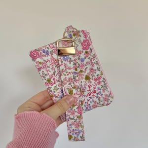 Floral Keychain - Handmade Keychain - Handmade Wristlet - Coquette ...