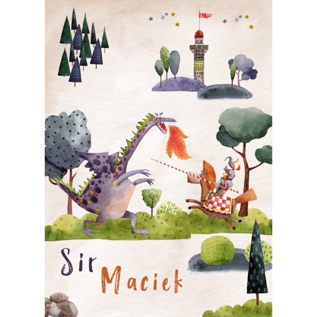 Knight Baby Boy Personalized Blanket, Knight and Dragon Baby Shower ...