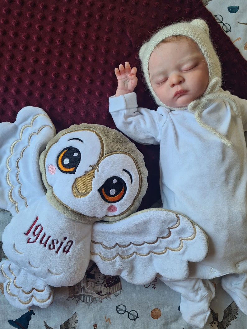 Snowy Owl Personalized Newborn Gift, Baby Shower Gift Personalized Owl ...