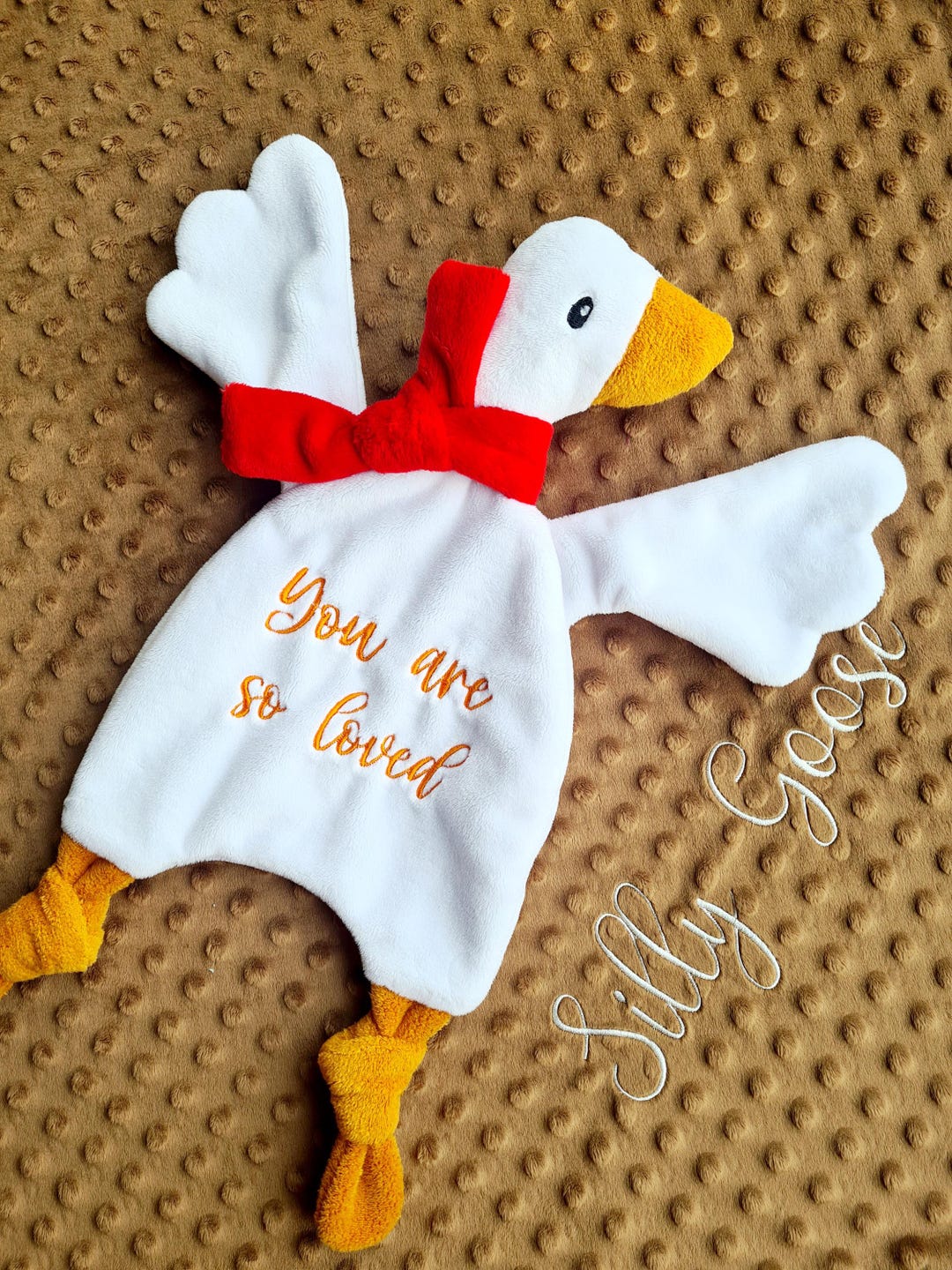 Goose Nursery, Goose Lovey Blanket, Goose Baby Shower Gift, Goose Baby ...