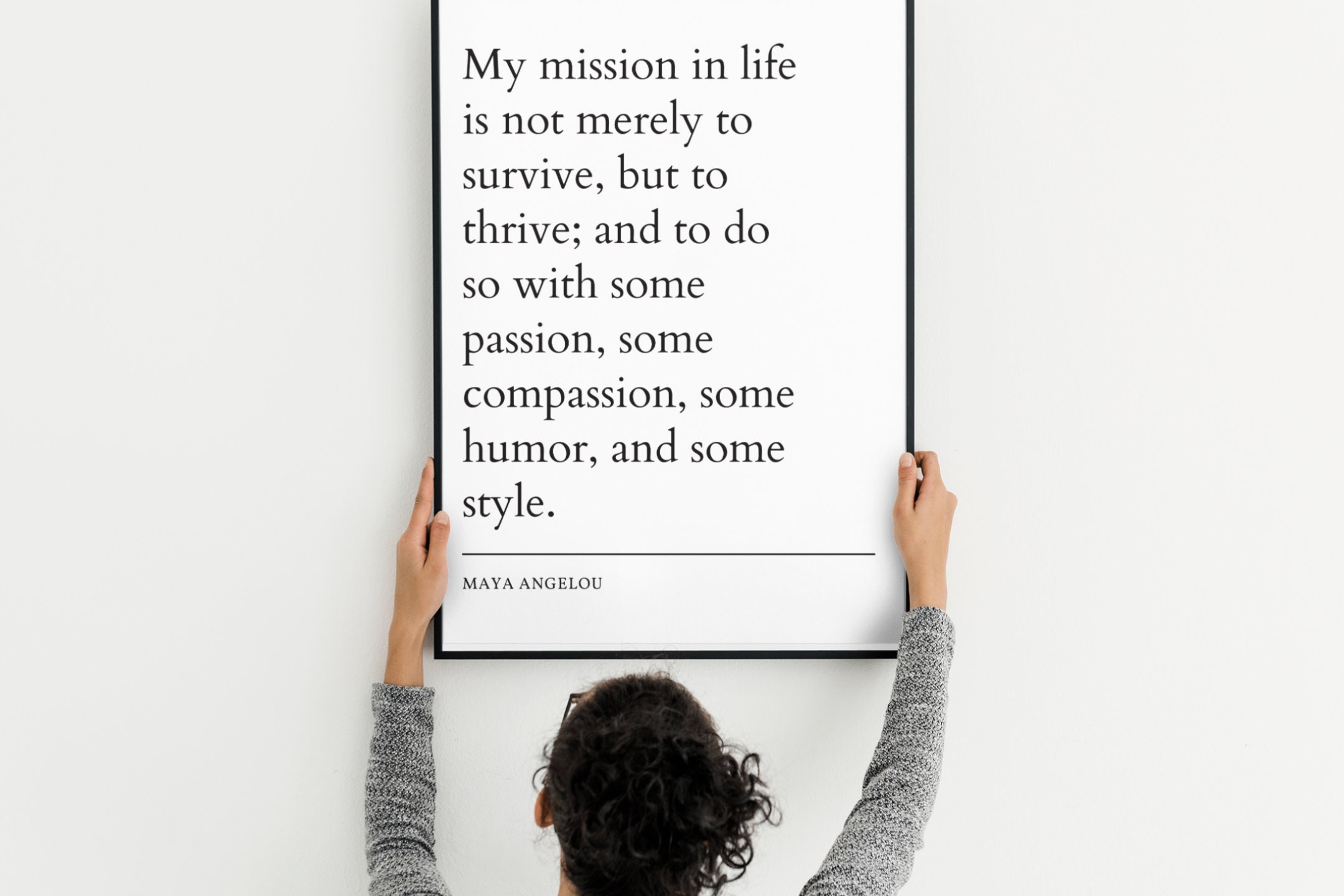 Thrive in Life Print, Motivational Quotes, Motivational Poster ...