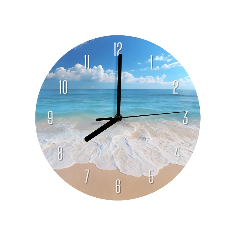 Beach Clock - Etsy