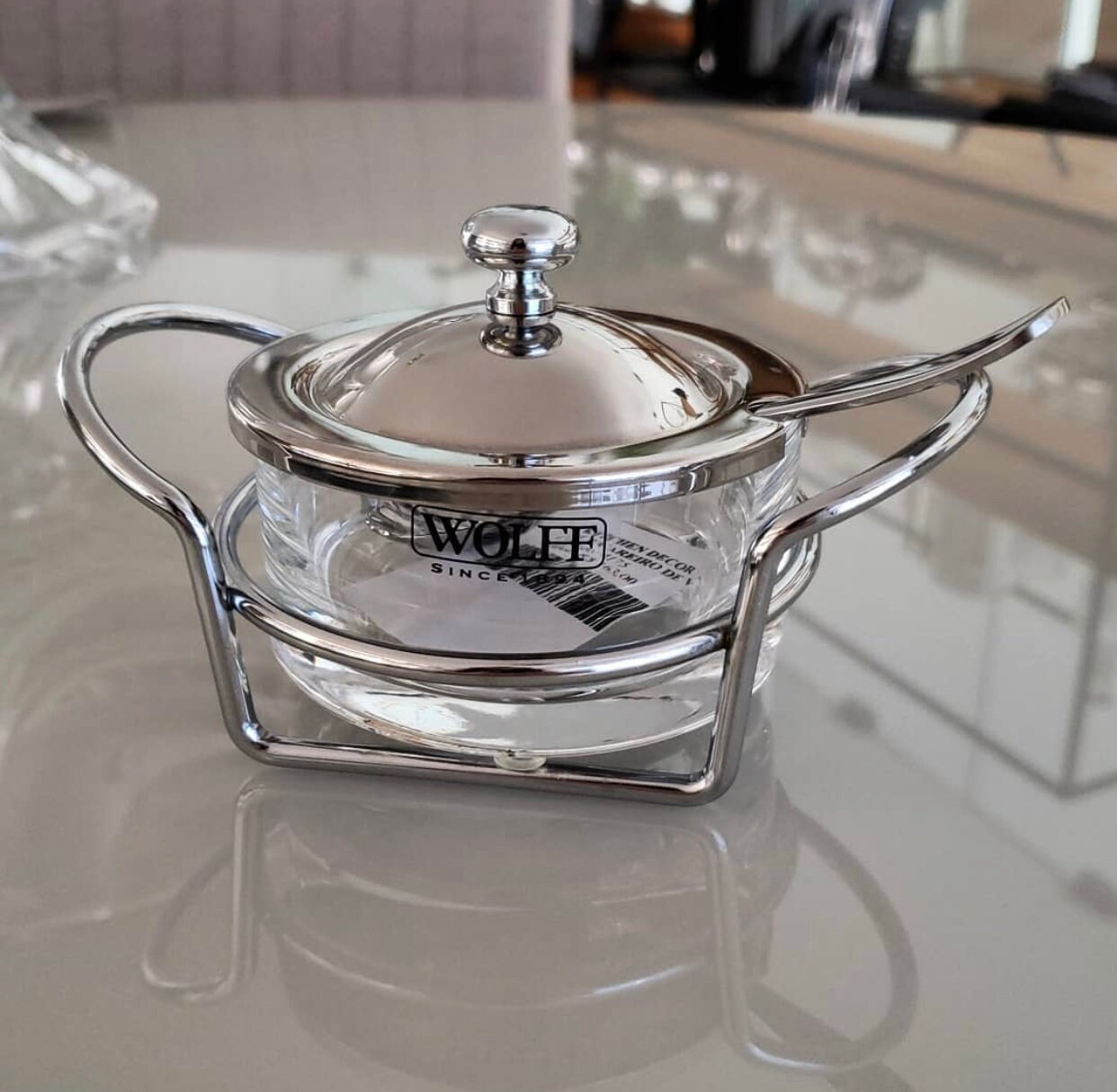 Silver Plate Sugar Bowl With Stand and Spoon - Etsy