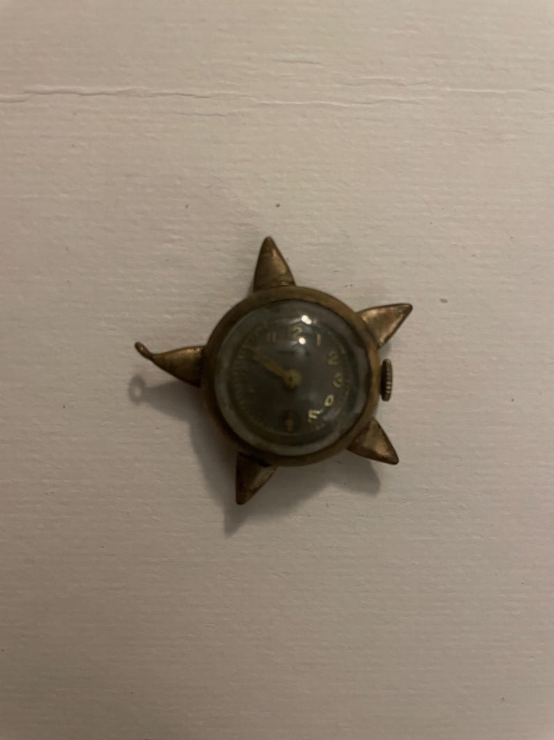 Vintage Hamilton "martin" Watch Pendant: Nautical Star Design, 1940s - Etsy